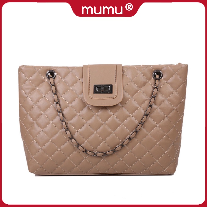 Mumu 3007 Korean Embroidered Chain Bag Casual Square Classic Shoulder ...