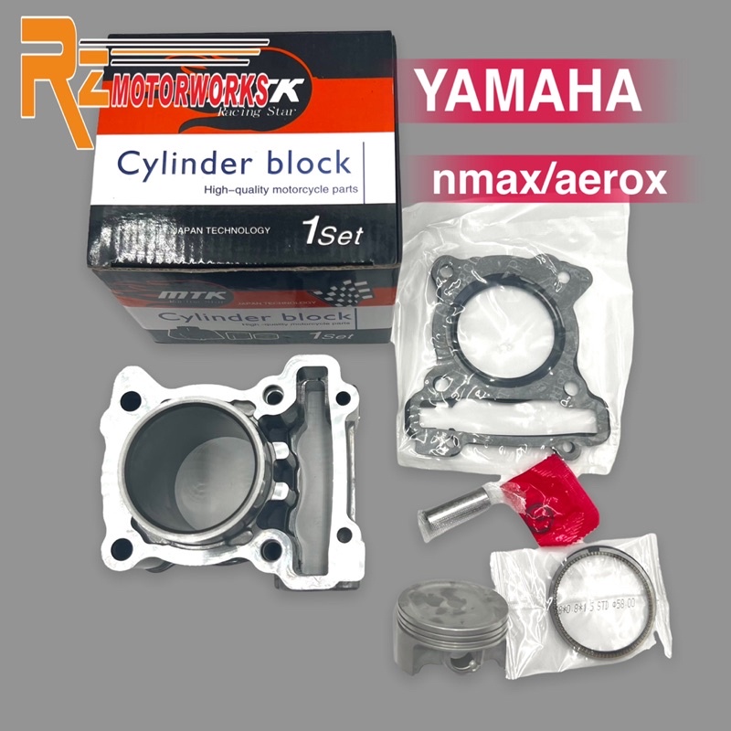 cylinder block set Nmax or aerox v1 same standard size 58mm mtk racing ...