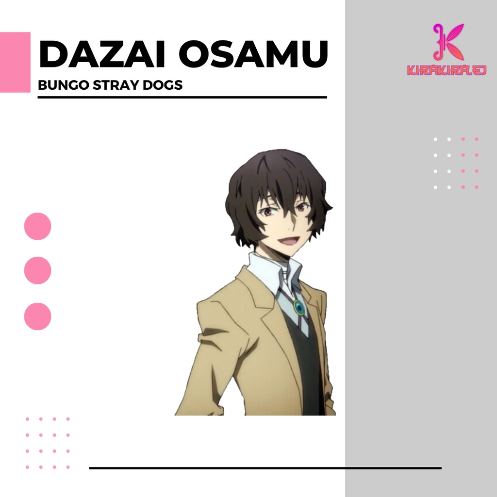 STICKER | Dazai Osamu Sticker | Bungou Stray Dogs | Vinyl Water Proof ...