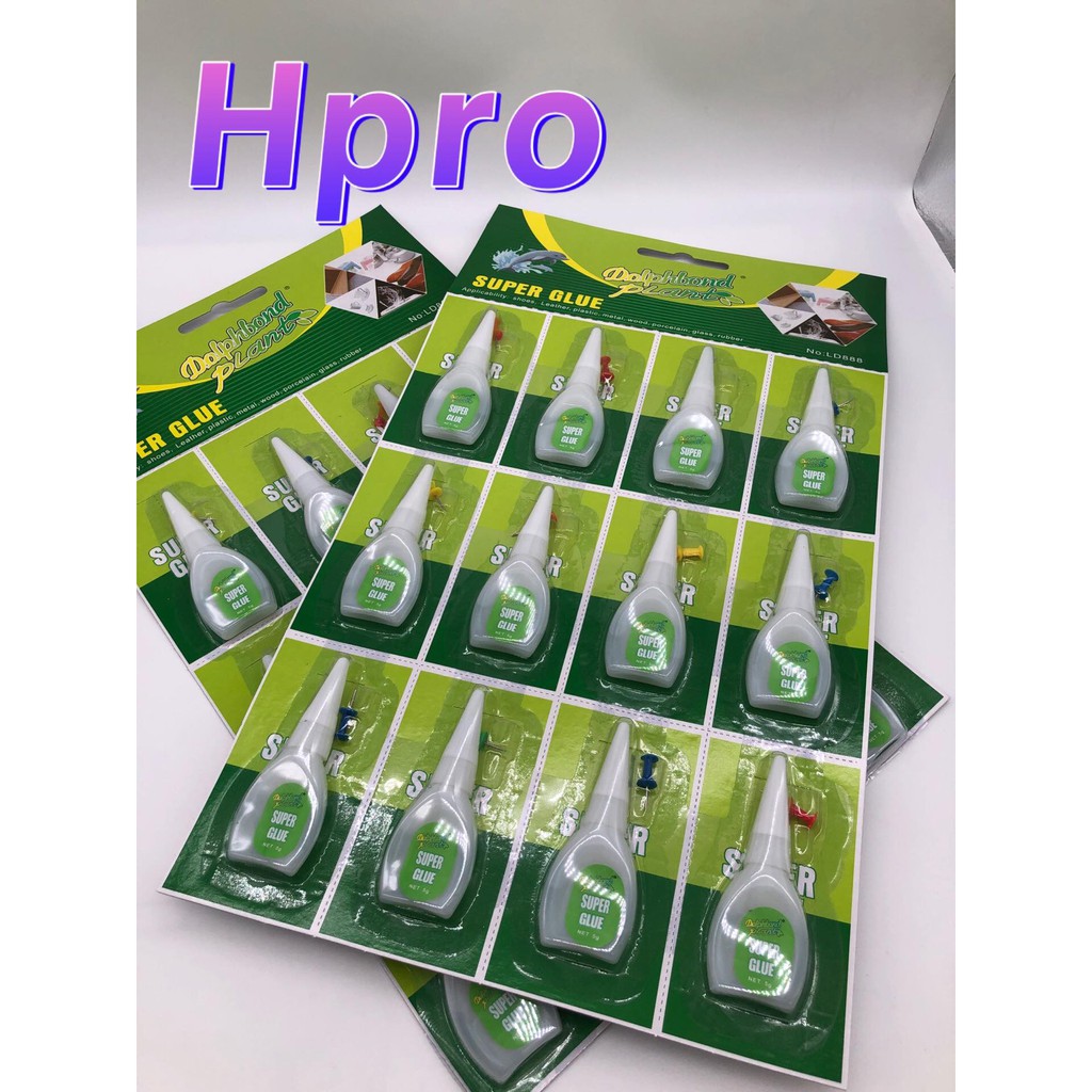 12pc Hpro super glue dolphbond liquid glue school high class 1 pad | Shopee Philippines