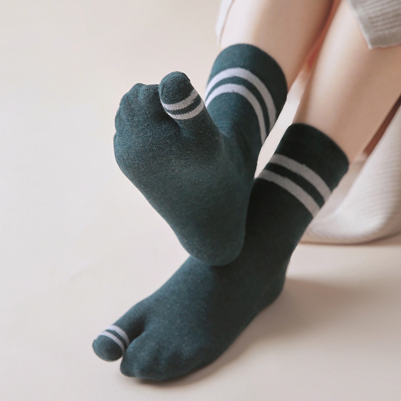 Two Bar Two Toe Socks Two Finger Toe Socks Split Toe Cotton Socks Four ...