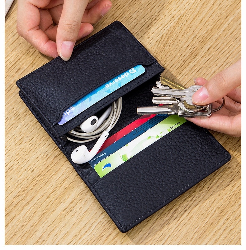 New Multifunctional Business Card Bag Business Casual First Layer ...