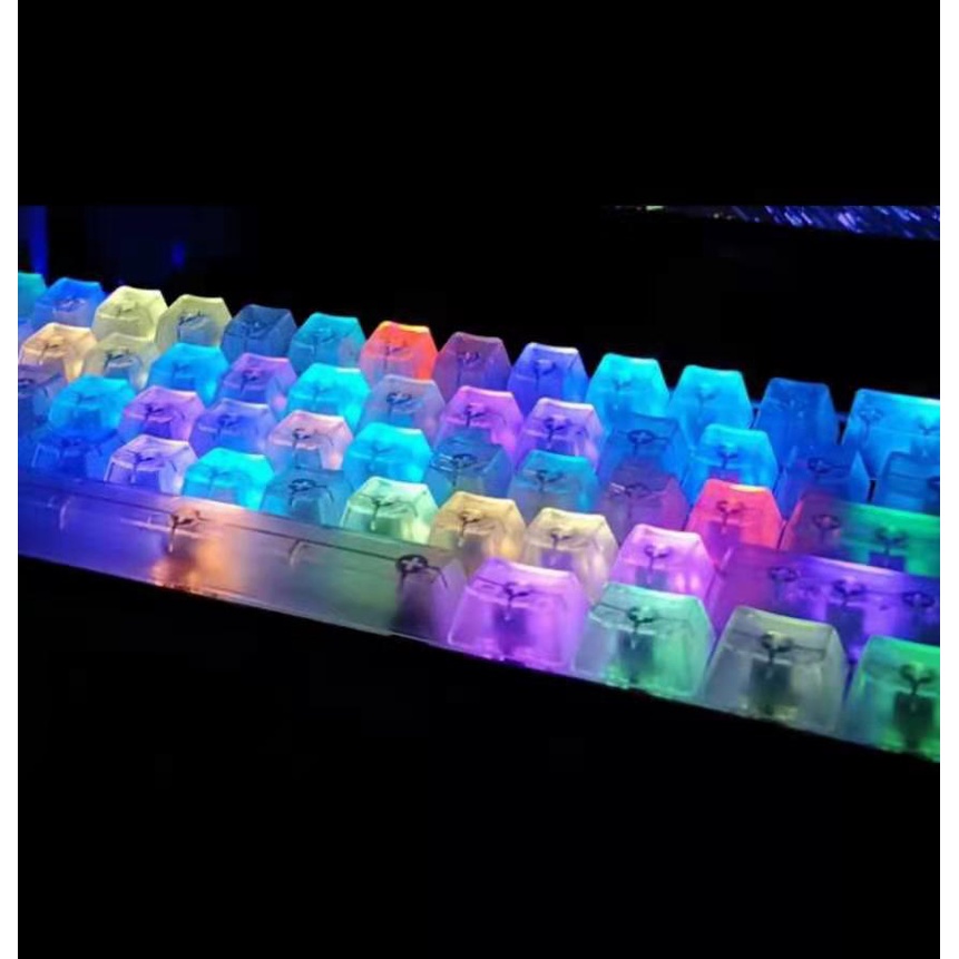 5PCS ABS Transparent Keycap ESC Bit R4 Replacement For Mechanical ...