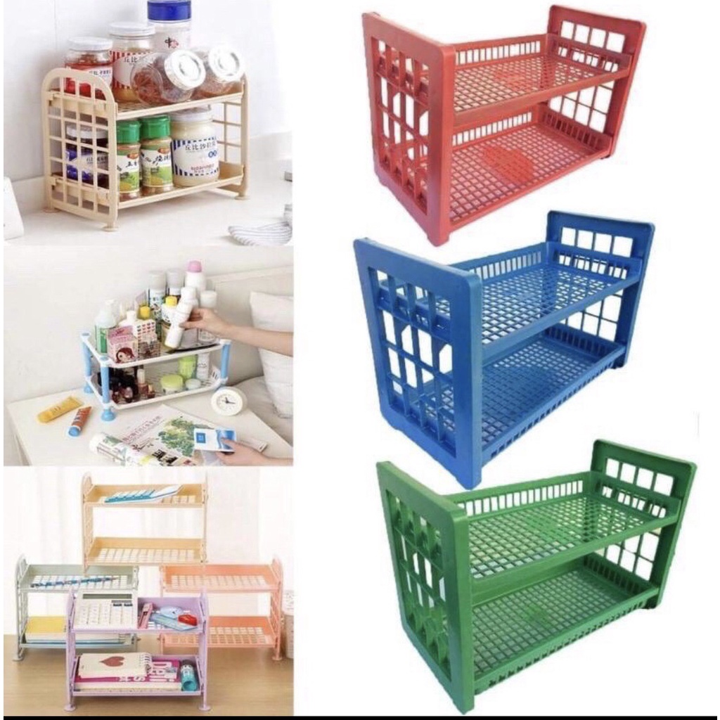 2 Layer Organizer Assorted Color | Shopee Philippines