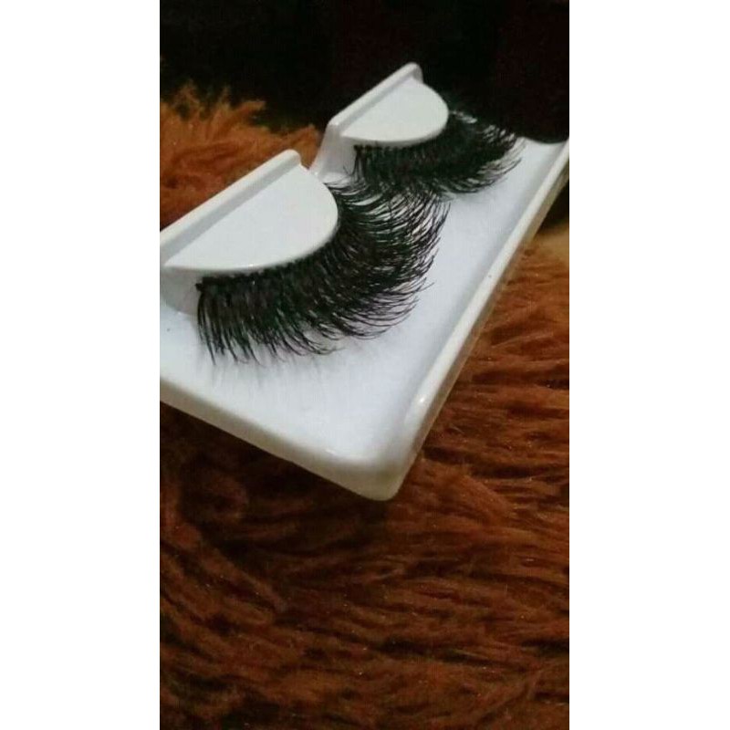 MATA NATURAL 3D FAKE EYELASHES DOUBLE LAYER CODE 3D MEDIUM SIZE || 6 ...
