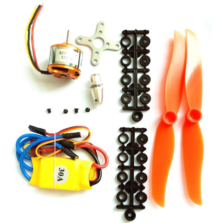 A2212 2212 2200KV Brushless Motor 30A ESC Motor 6035 Propeller SG90 9G Micro Servo for RC Fixed ...