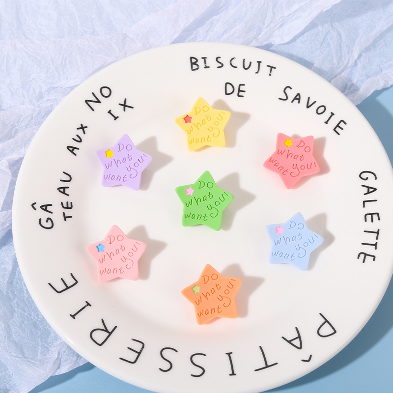 7 Styles Stars Pin Red Green Pink Star Brooches Bag Lapel Pin Badge Bag ...