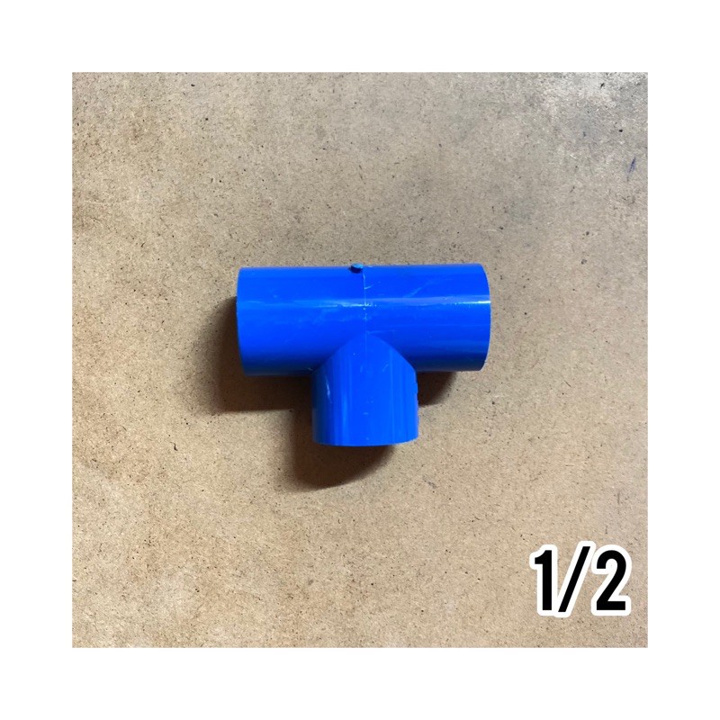PVC Blue Tee Fittings 1/2" 20MM | Shopee Philippines