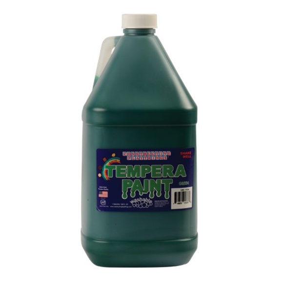 Constructive Playthings Washable Green 1 Gallon of Tempera Paint ...