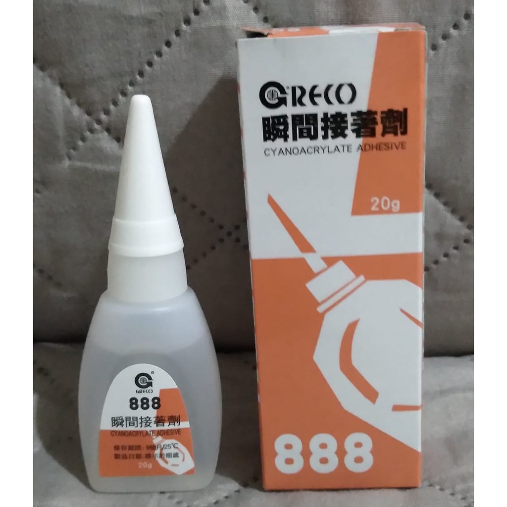 Greco 888 Super Glue Cyanoacrylate Adhesive 20g [ MM MARKETING ...