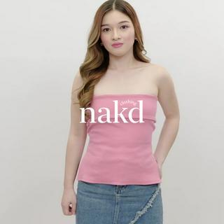 NAKD FASHION CERISE CLASSIC SEXY KNITS OFF SHOULDER TUBE SLIT SUMMER CASUAL BASIC TOP FOR WOMEN ...