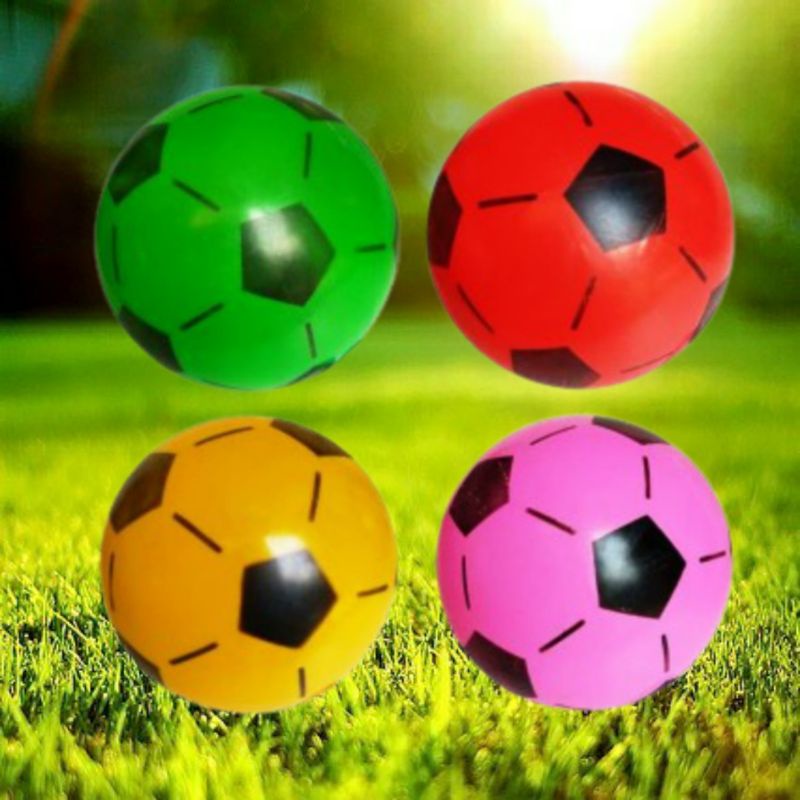 Soccer Rubber Ball 20cm 1pack (1pack = 10pcs) | Shopee Philippines