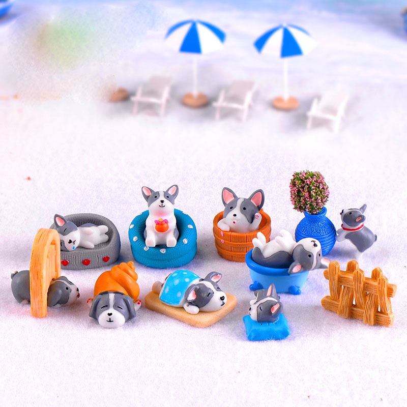 Micro Landscape Decorations Mediterranean Cute Dogs Cakes Cars Sand ...