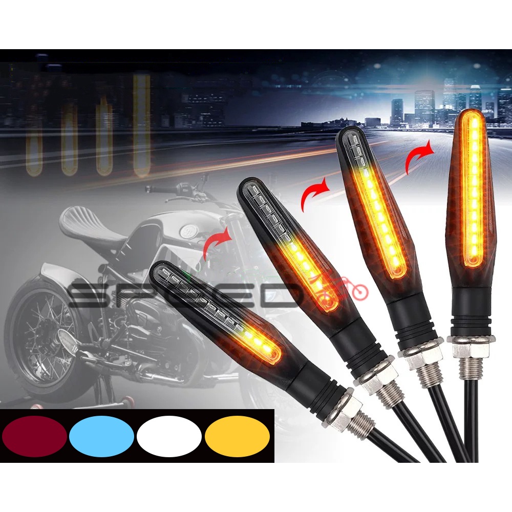 COD 2PCS Signal Light Led Running Light Motorcycle Universal Waterproof ...
