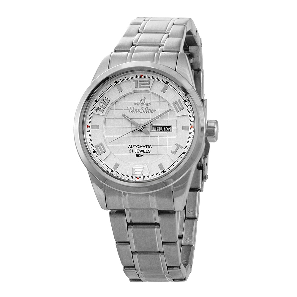 UniSilver TIME Equasior Pair Women's Silver/Off-White Automatic ...