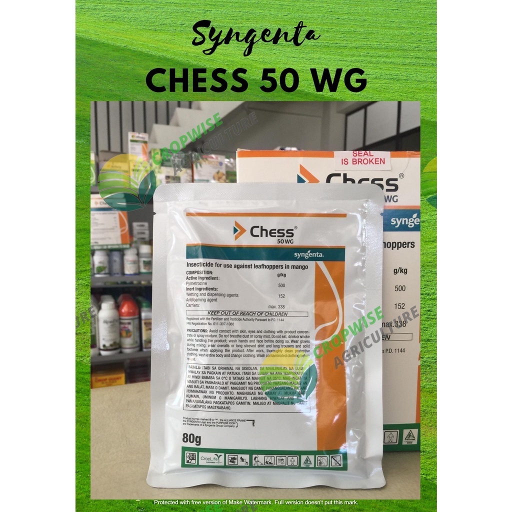 Chess 50 WG Insecticide Syngenta 80g sachet | Shopee Philippines