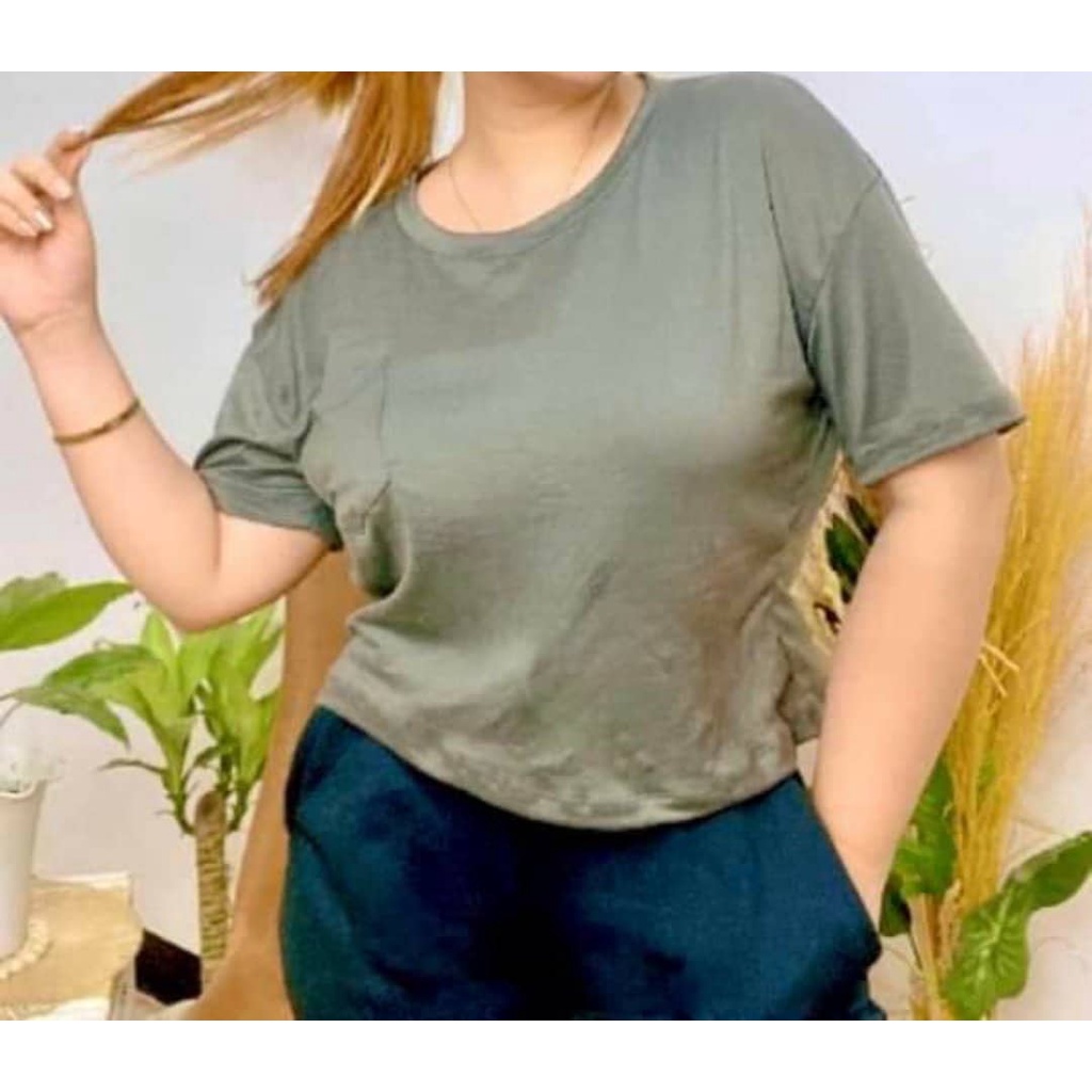 newtrendz79 Oversized Semi Crop Top with Pocket small to xl frame ...