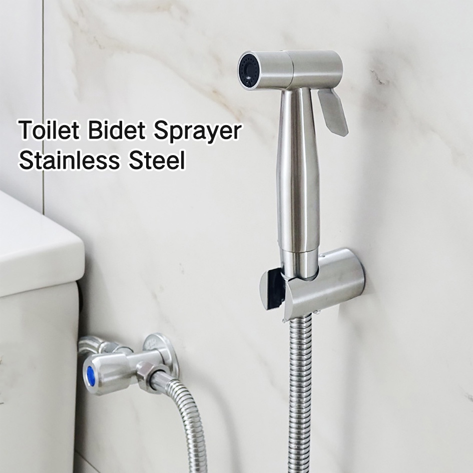 Stainless Steel Toilet Bidet Sprayer Set Bathroom Bidet Toilet Spray ...