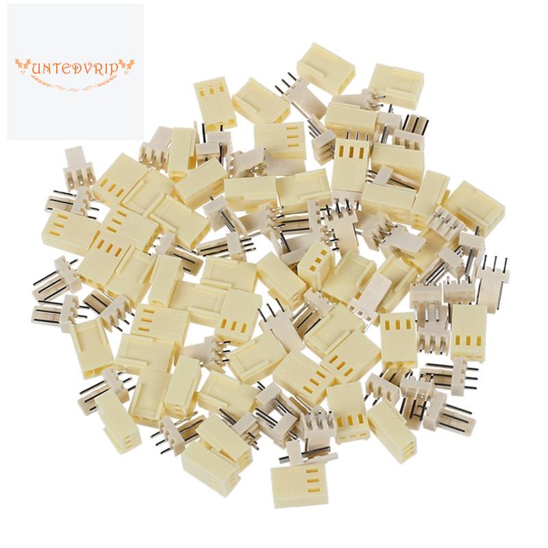 50 pieces KF2510-3P 2.54mm PCB header 3-Pin connector Crimp Terminal ...