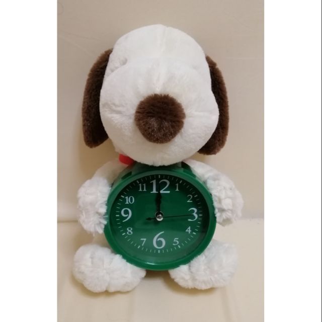 SNOOPY DESK CLOCK PLUSH ORIGINAL JAPAN ITEM | Shopee Philippines