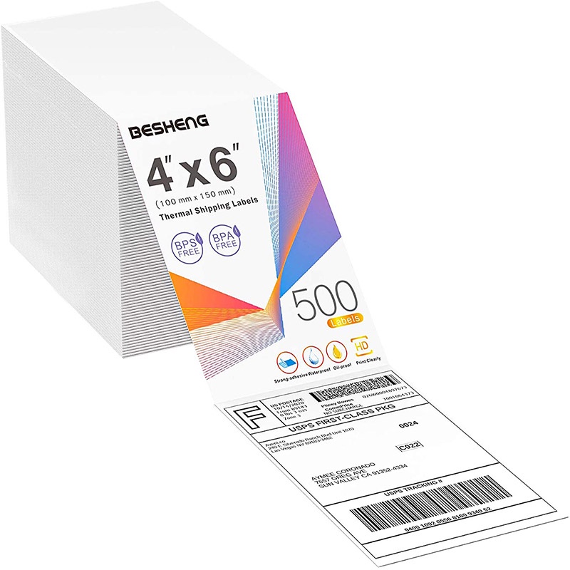 A6 Waybill Sticker / Thermal Sticker/Thermal Paper 100x150 (500pcs ...