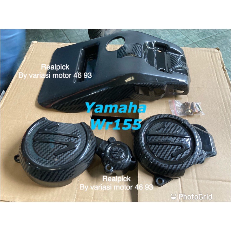 MESIN Yamaha wr155 engine cover yamaha wr 155 engine cover full set ...