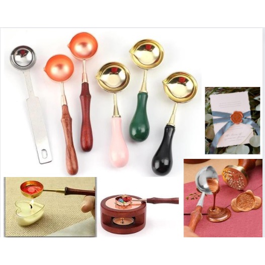 Wax Seal Stamp Sealing Melting Spoons | Shopee Philippines