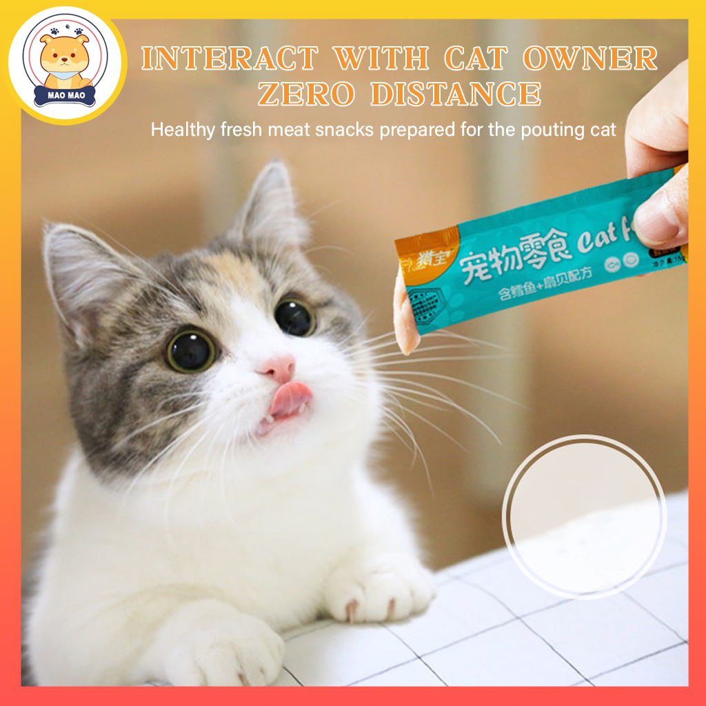 15g/Stick, Wet Food For Cats, Kittens, Liquid Nutrition Cream, Cat ...