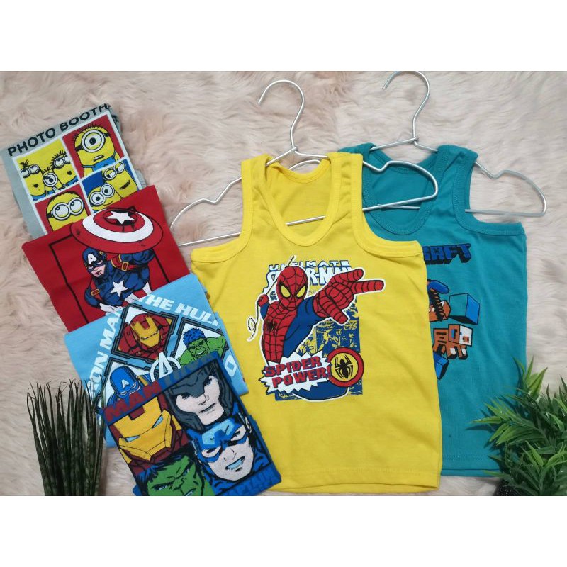 Kids Sando Printed for Boy | Printed Sando for Kids | Shopee Philippines