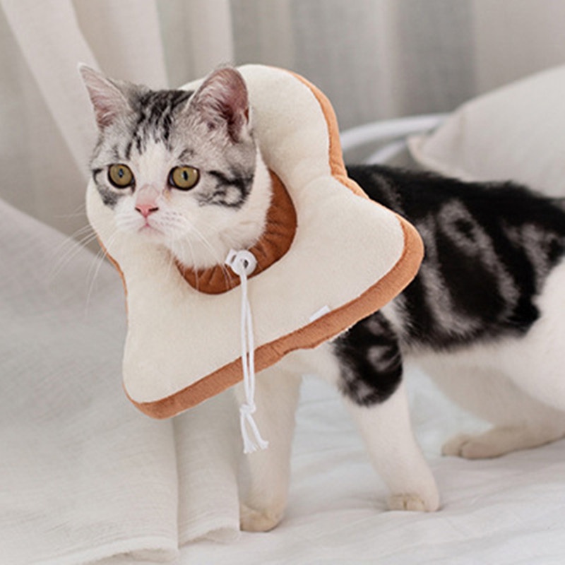 Pet Elizabeth Circle Cat Wound Recover Pillow Elizabeth Collar Sleeping ...