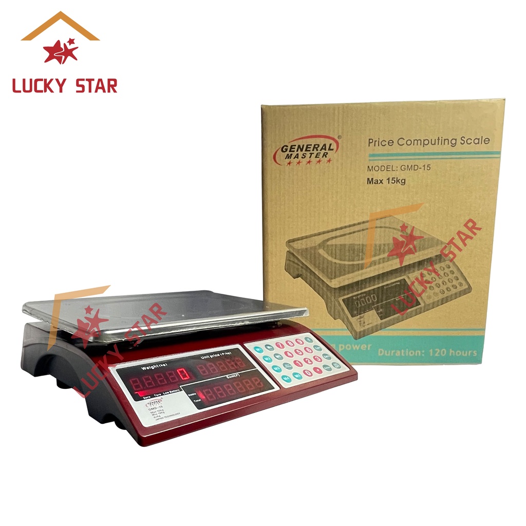 GMD-15 15Kg Digital Scale General Master Kitchen Scale Scale Grams ...