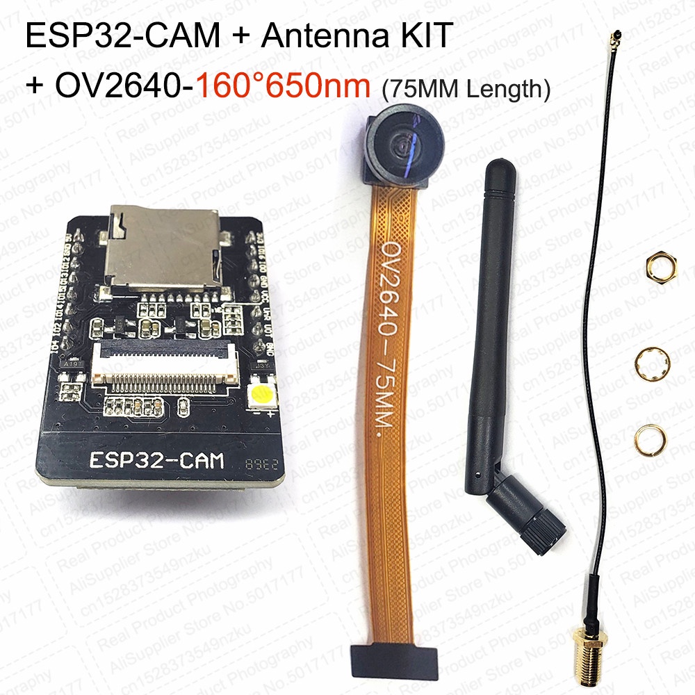 ESP32-CAM Development Board with OV2640 Camera Module 2.4G WIFI ...
