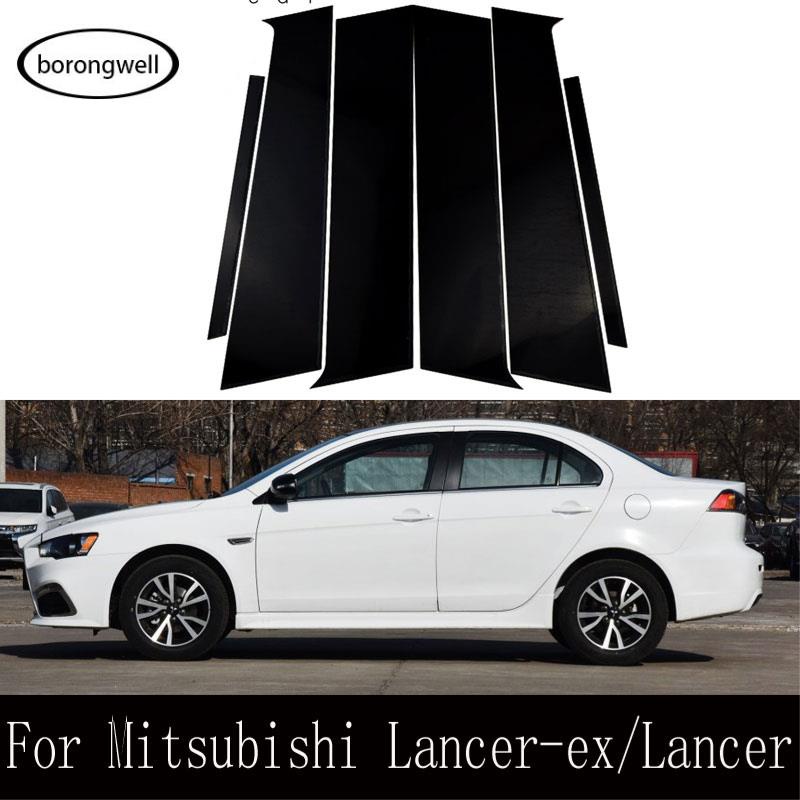 (borongwell) For Mitsubishi Lancer / Lancer EX window stickers center ...
