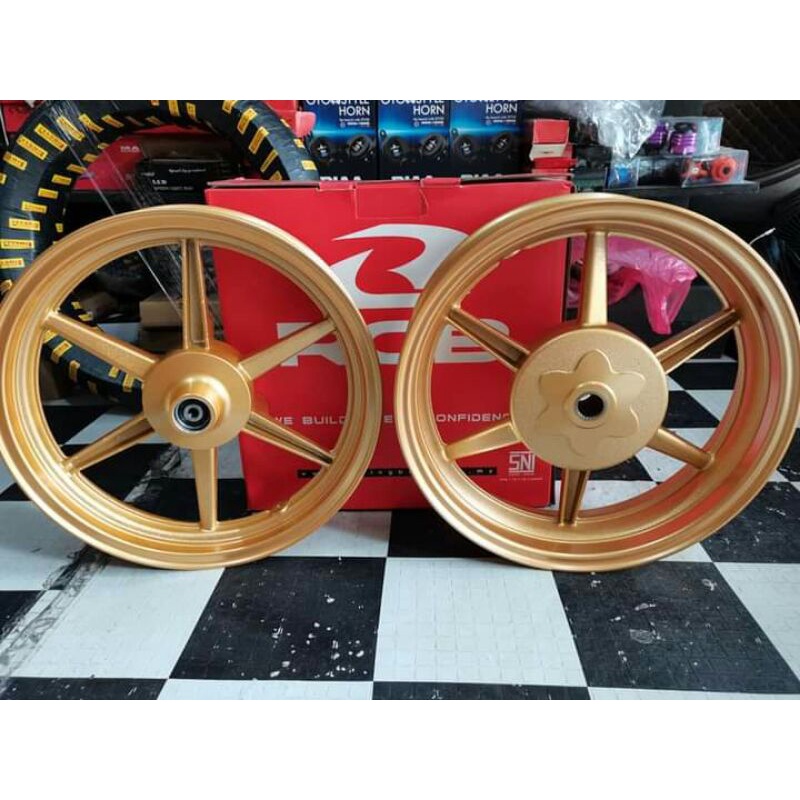 Racing Boy 6 Spoke Mags Gold 13s for Nmax V2 | Shopee Philippines
