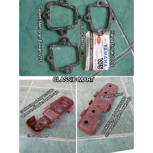 Yamaha V75 Membrane PERPAK GASKET Seat Hinge TOOLKIT YAMAHA V75 V80 ...
