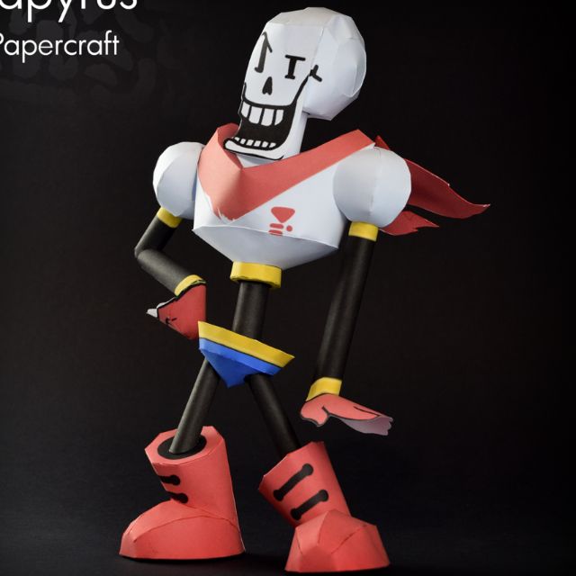 Game paper model [Undertale] Papyrus | Shopee Philippines