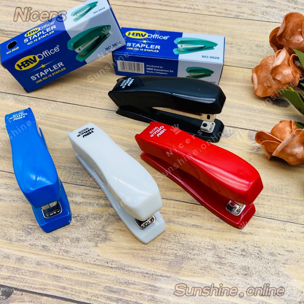 #9928 HBW Plastic stapler use #10 staple WIRE(BALA) | Shopee Philippines