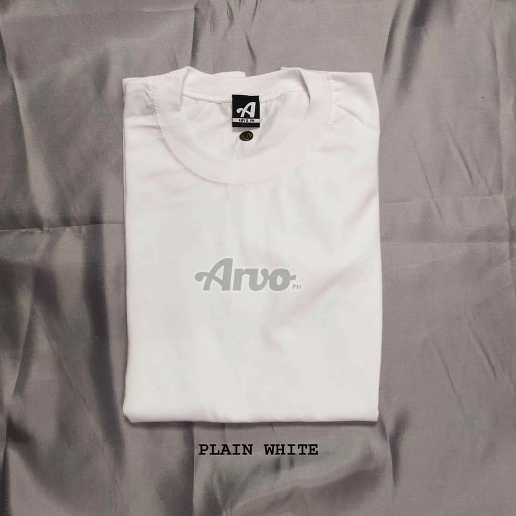ARVO PH - Plus Size 3XL / 5XL Plain Tee Shirt | Shopee Philippines