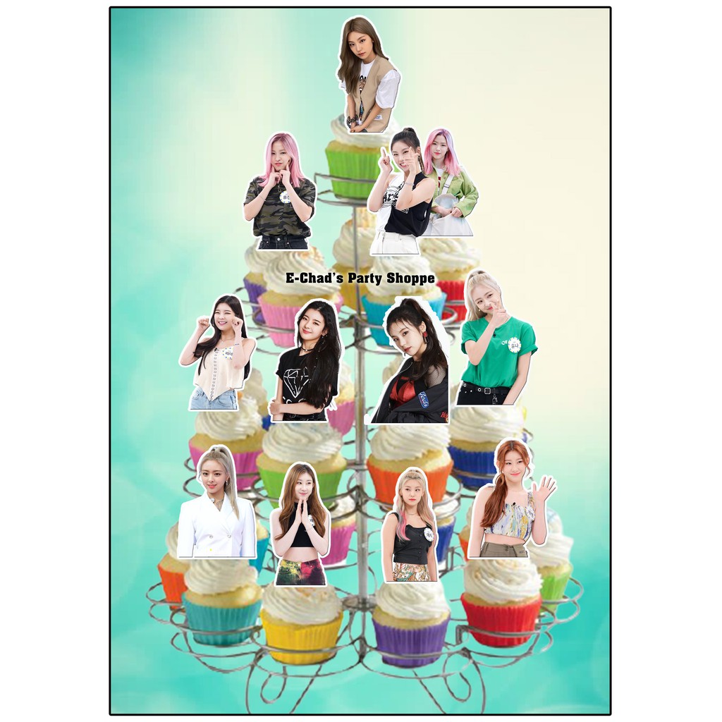ITZY K-POP Group Cupcake Topper (12pcs./pack) | Shopee Philippines