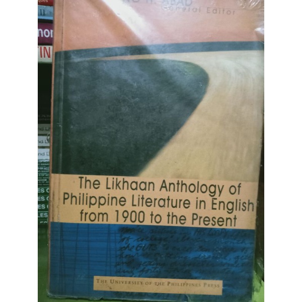 THE LIKHAAN ANTHOLOGY in PHILIPPINE LITERATURE IN ENGLISH(USED BOOK ...