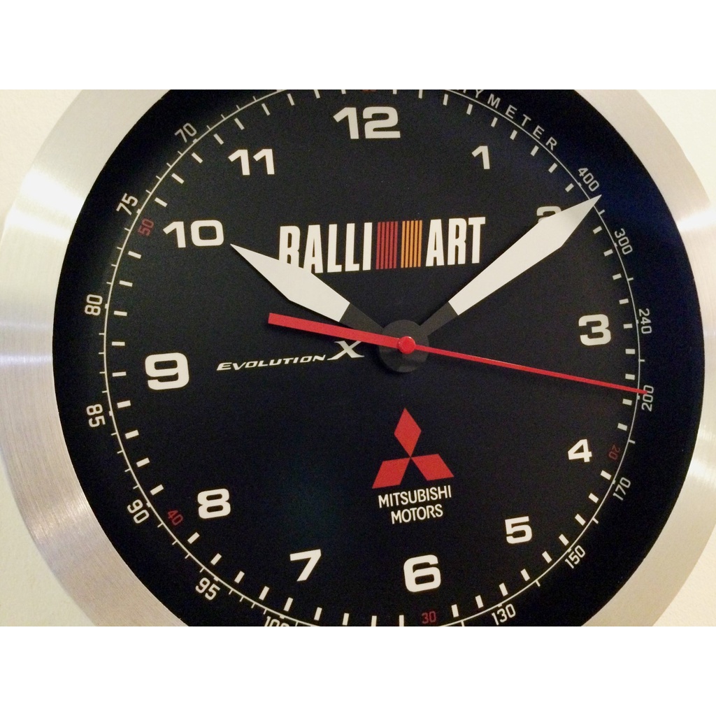 Mitsubishi Ralliart Wall Clock - Lancer Pajero Montero Racing Wall ...