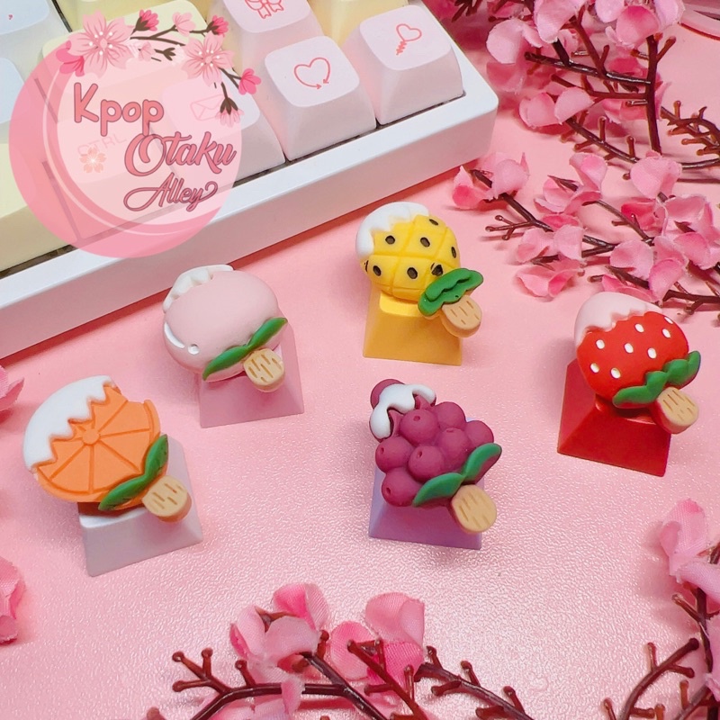 Fruit Popsicle Collection Artisan Keycaps | Kpop Otaku Alley Keycaps ...