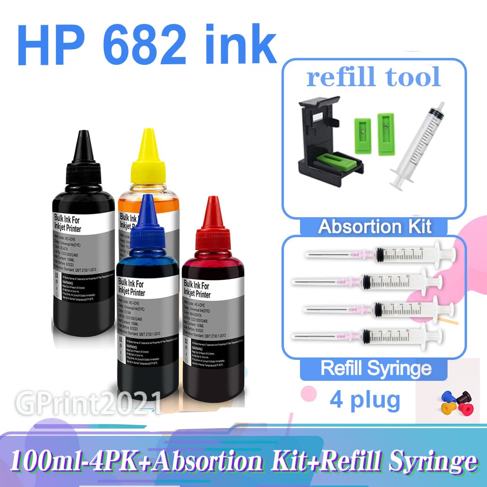 HP 682 ink cartridge HP682XL ink Cartridge 100ml ink for HP 1216 2336 ...