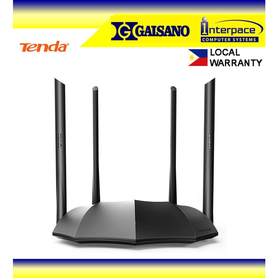 Tenda AC8 AC1200 MU-MIMO Dual-band Gigabit Wireless Router | Shopee Philippines