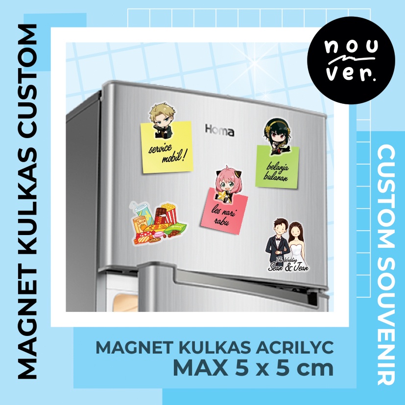 Fridge MAGNETS CUSTOM ACRYLIC MAGNETS | Shopee Philippines