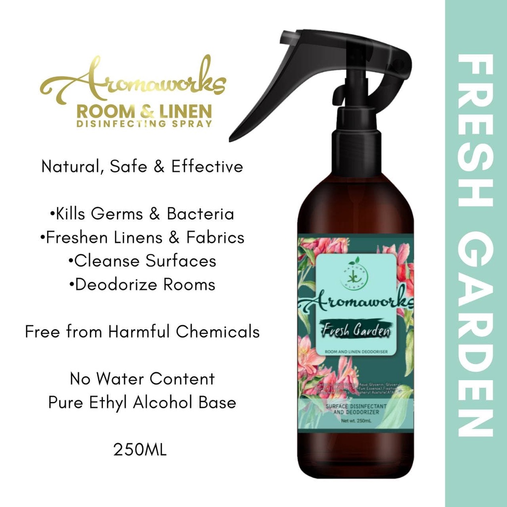 Aromaworks Fresh Garden Disinfectant & Deodorizer | Shopee Philippines