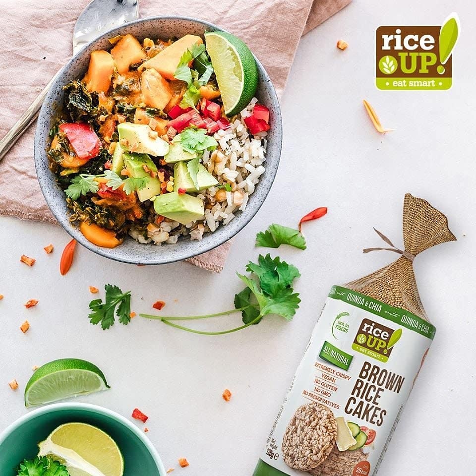 MERAH Rice UP! Krekers Brown Rice Crackers Free Of Cholesterol Gluten ...