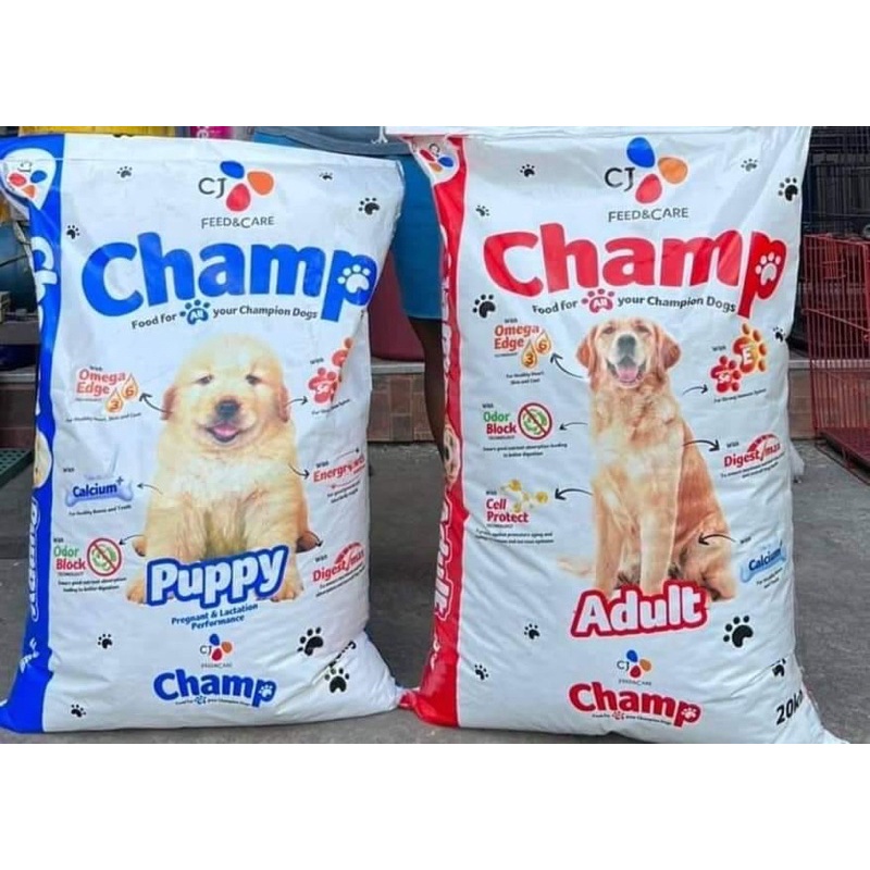 Champ Adult Dog Food packed per 250g/500g/1Kg | Shopee Philippines