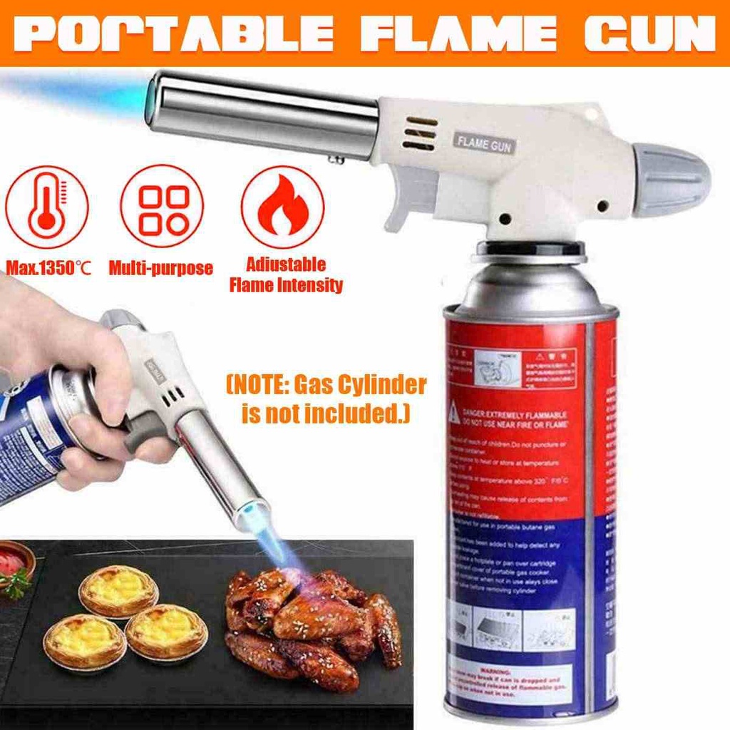 Camping Baking Barbecue Gas Torch Welding Fire Maker Lighter Butane ...