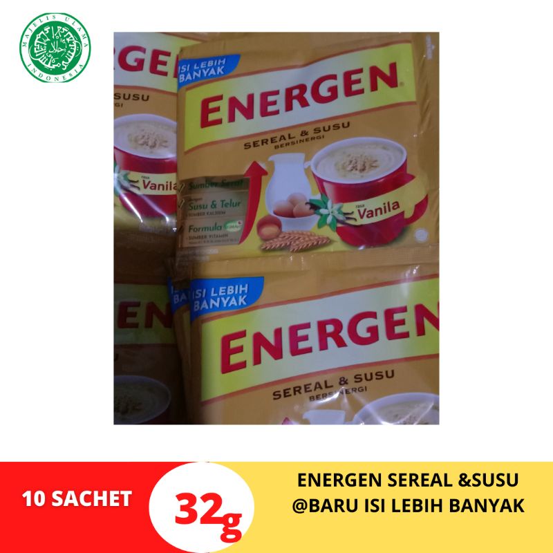 New Energen Creal Taste VANILA 1 Plan 10 SACHETS (Many Contents ...